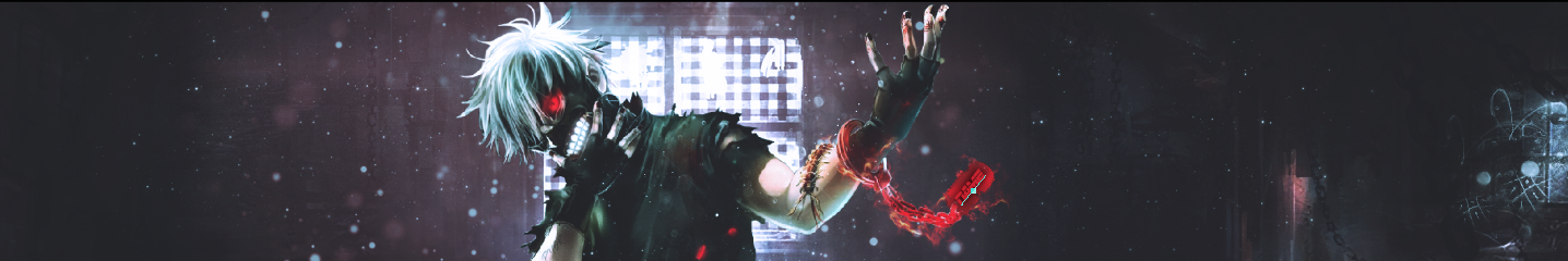 Ken Kaneki Banner Template by Pyor - Free download on ToneDen