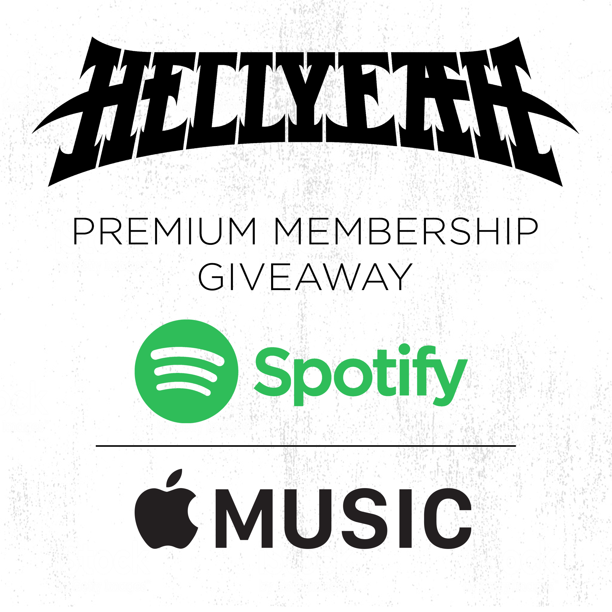 HELLYEAH 'Spotify + Apple Music' Premium Account Giveaway! - Enter to win on ToneDen