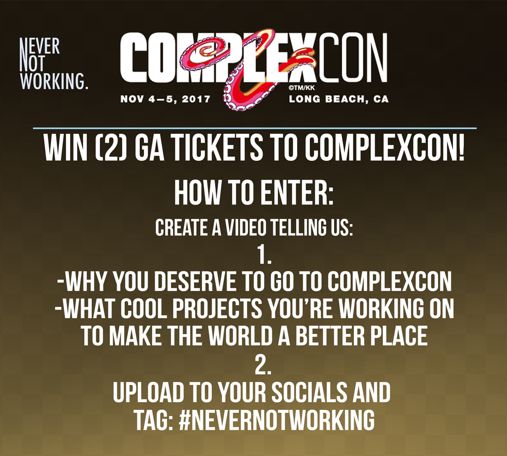ComplexCON Ticket Giveaway! - Enter to win on ToneDen