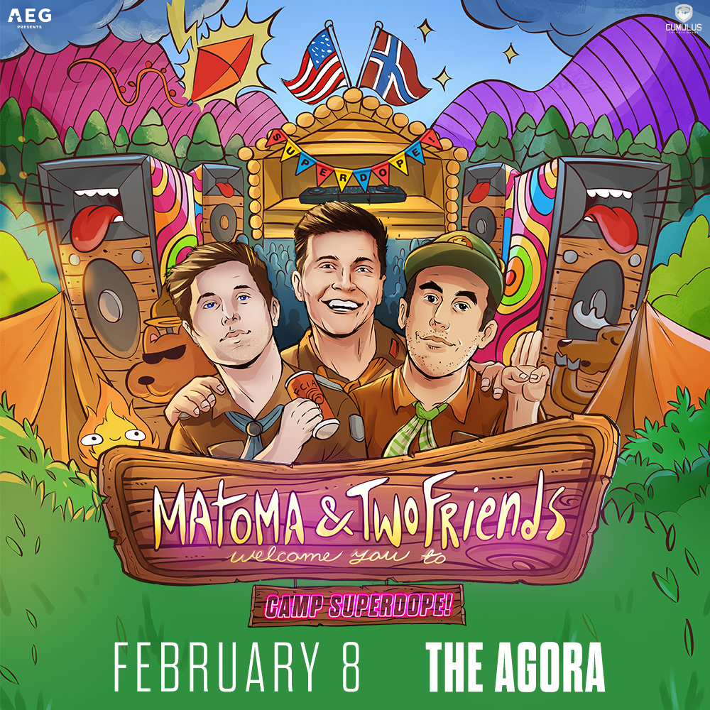 Matoma and Two Friends at The Agora - Enter to win on ToneDen