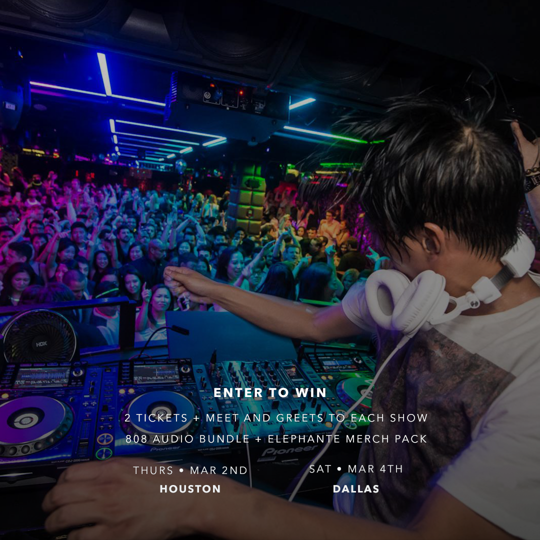 Elephante + 808 Texas Giveaway - Enter to win on ToneDen