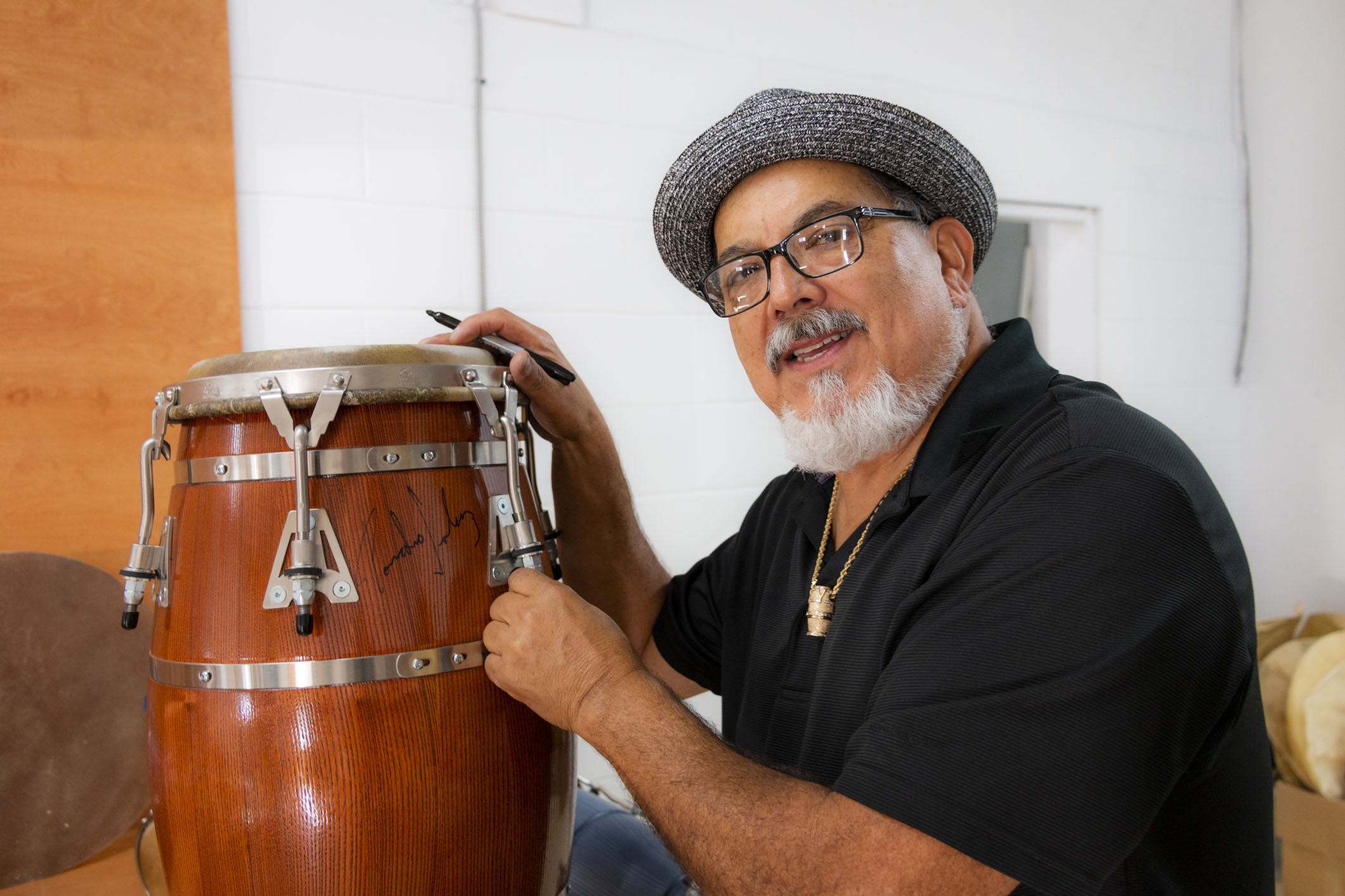 Poncho Sanchez Moperc Drum Giveaway - Enter to win on ToneDen