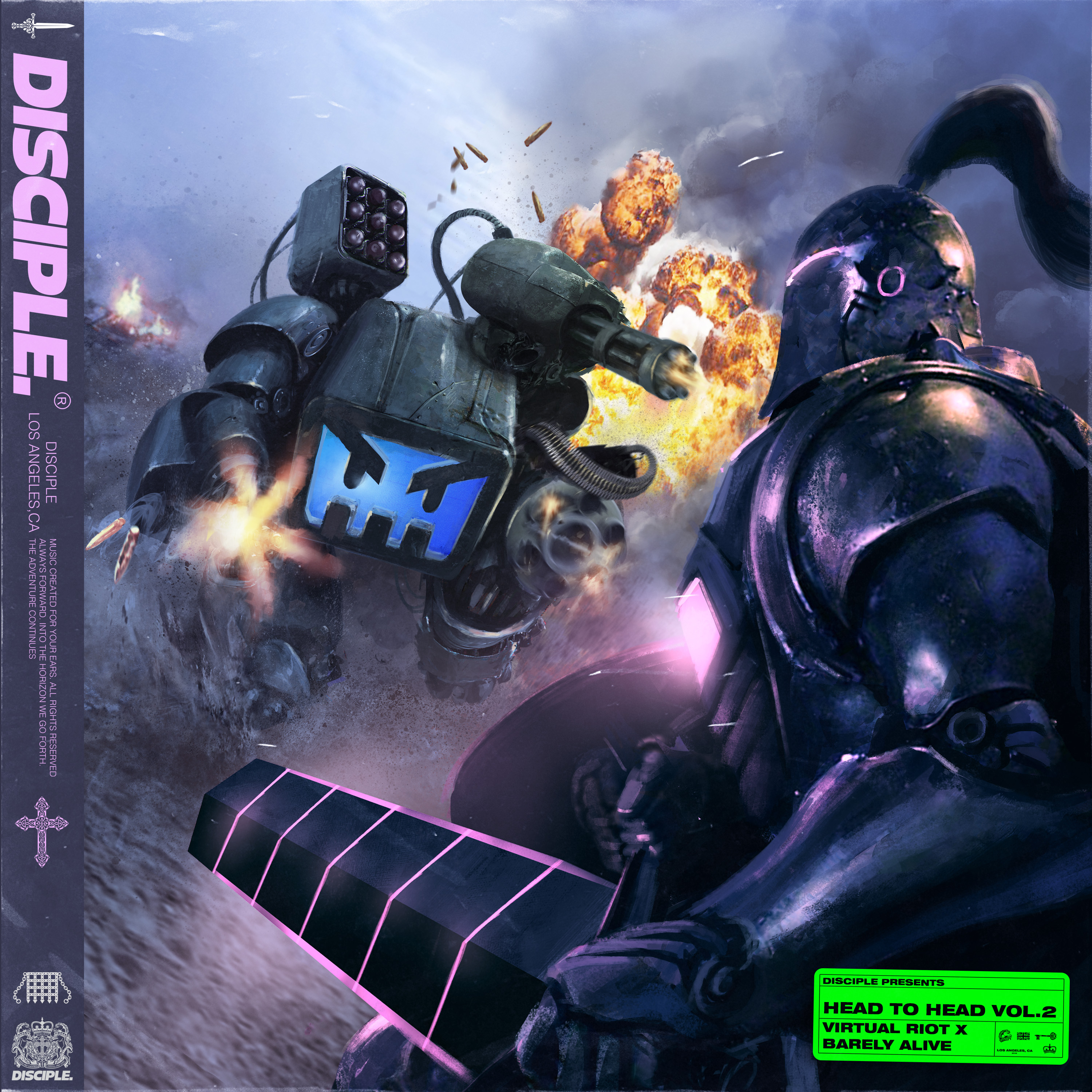 Virtual Riot & Barely Alive - Head To Head Vol. 2 - Pre-save on ToneDen