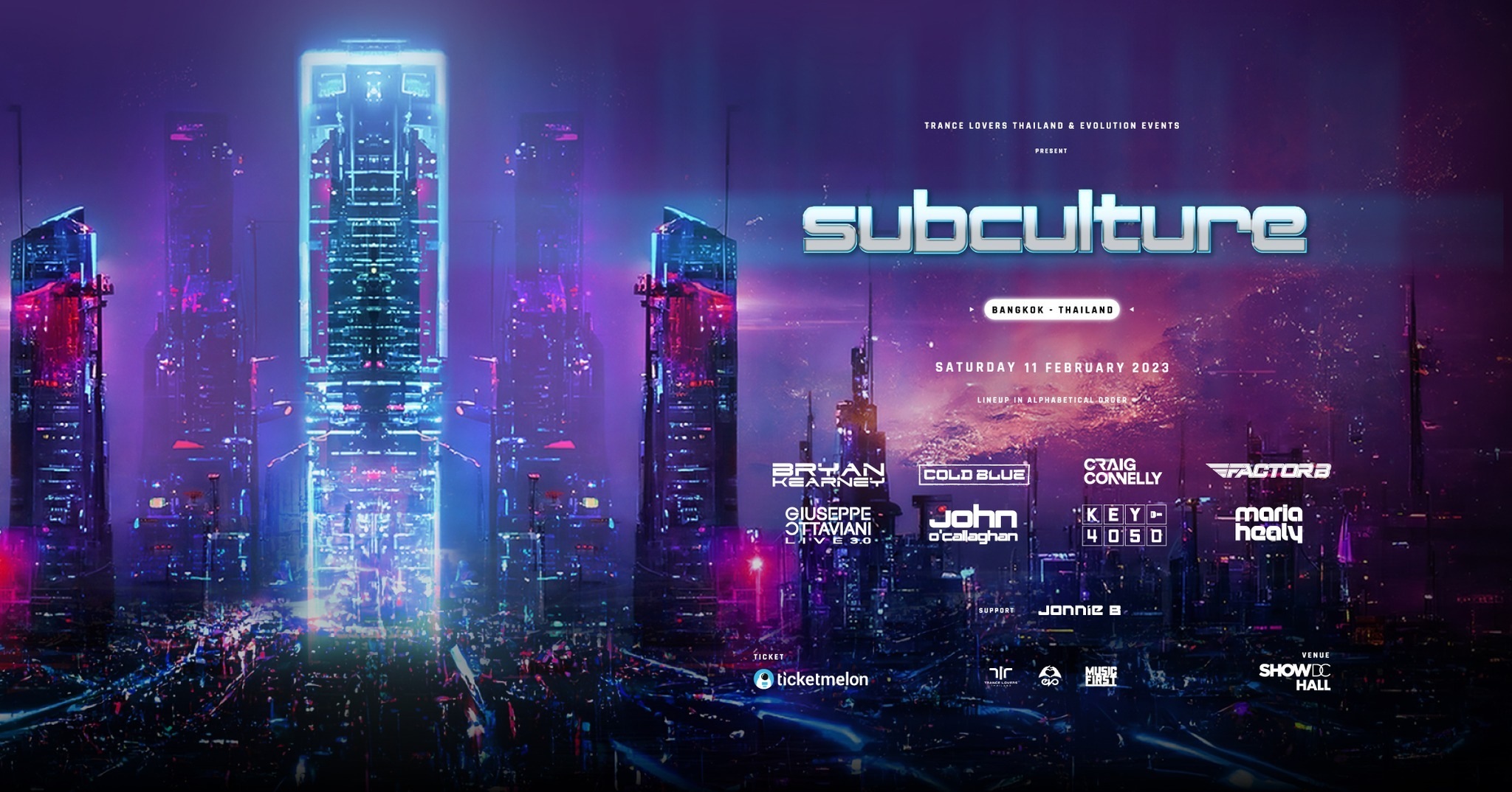 Download Subculture Bangkok 2023 livesets for free