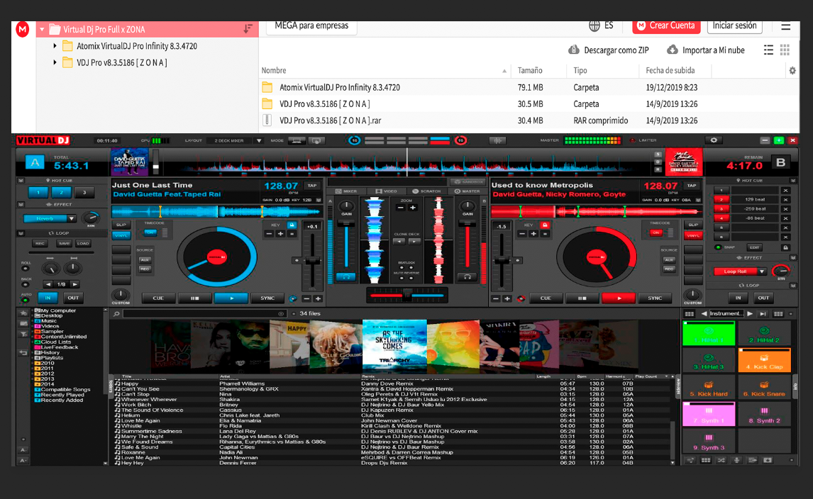 VIRTUAL DJ INFINITY by miguangelsf - Free download on ToneDen