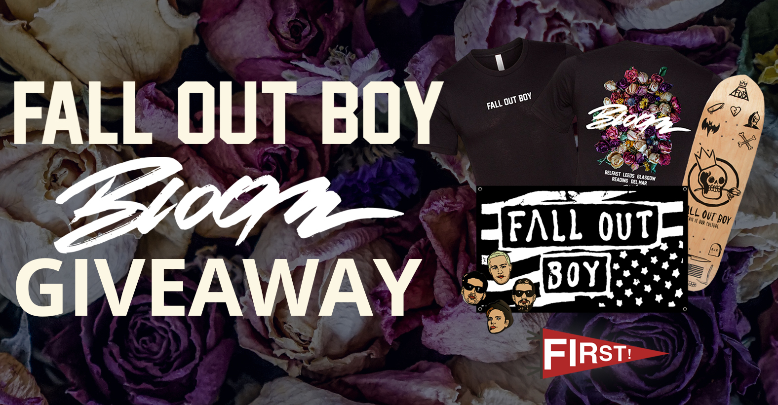FIRST! + Fall Out Boy Bloom Giveaway! - Enter to win on ToneDen