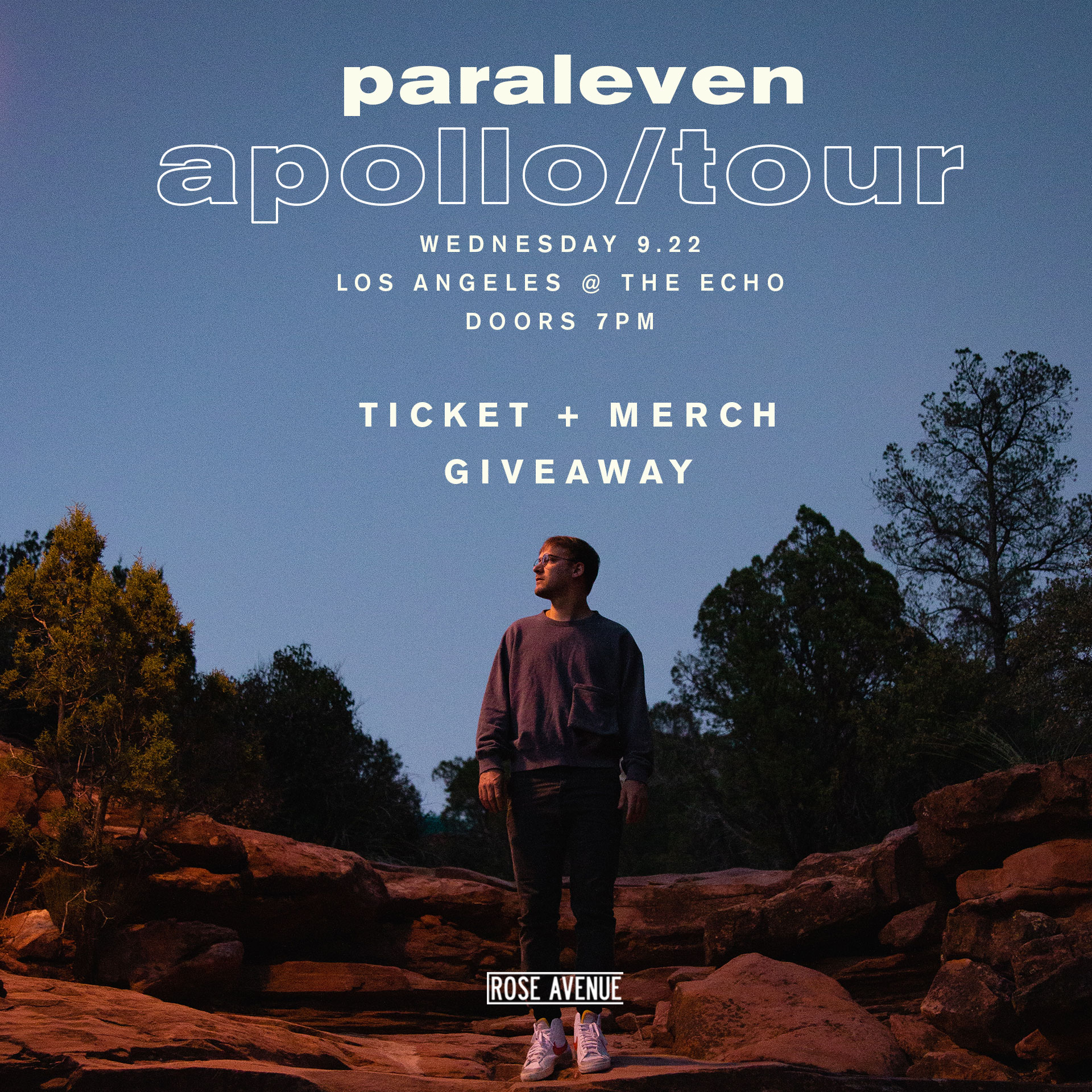 Paraleven Apollo Tour Ticket Giveaway - Enter to win on ToneDen