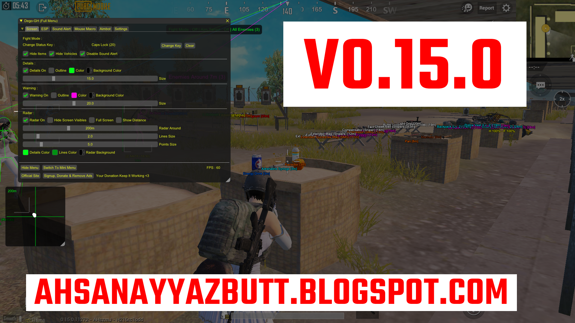 DEGO HACK V0.15.0 PUBG MOBILE by AhsanAyyaz99 - Free download on ToneDen