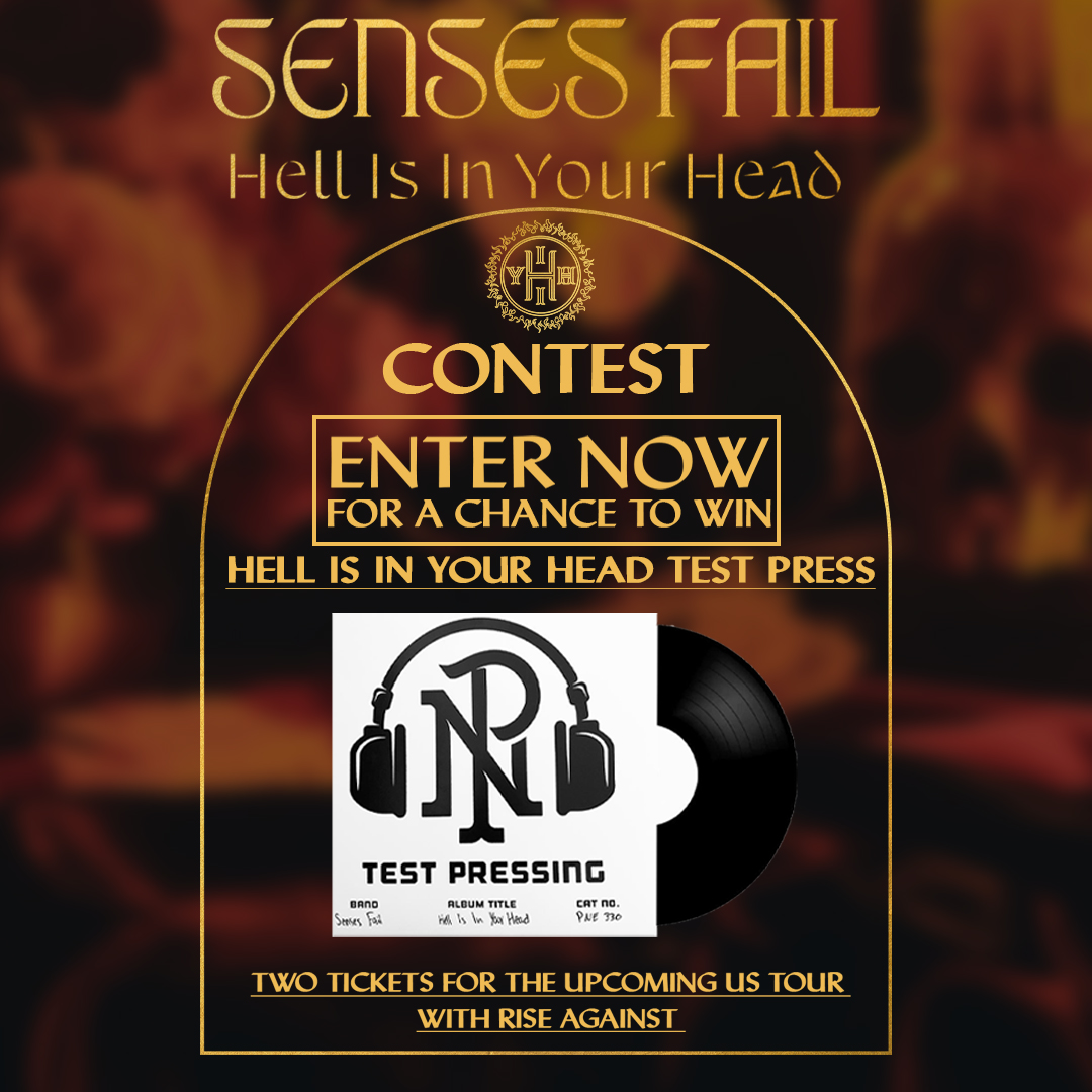 Senses Fail Hell Is In Your Head Contest - Enter to win on ToneDen