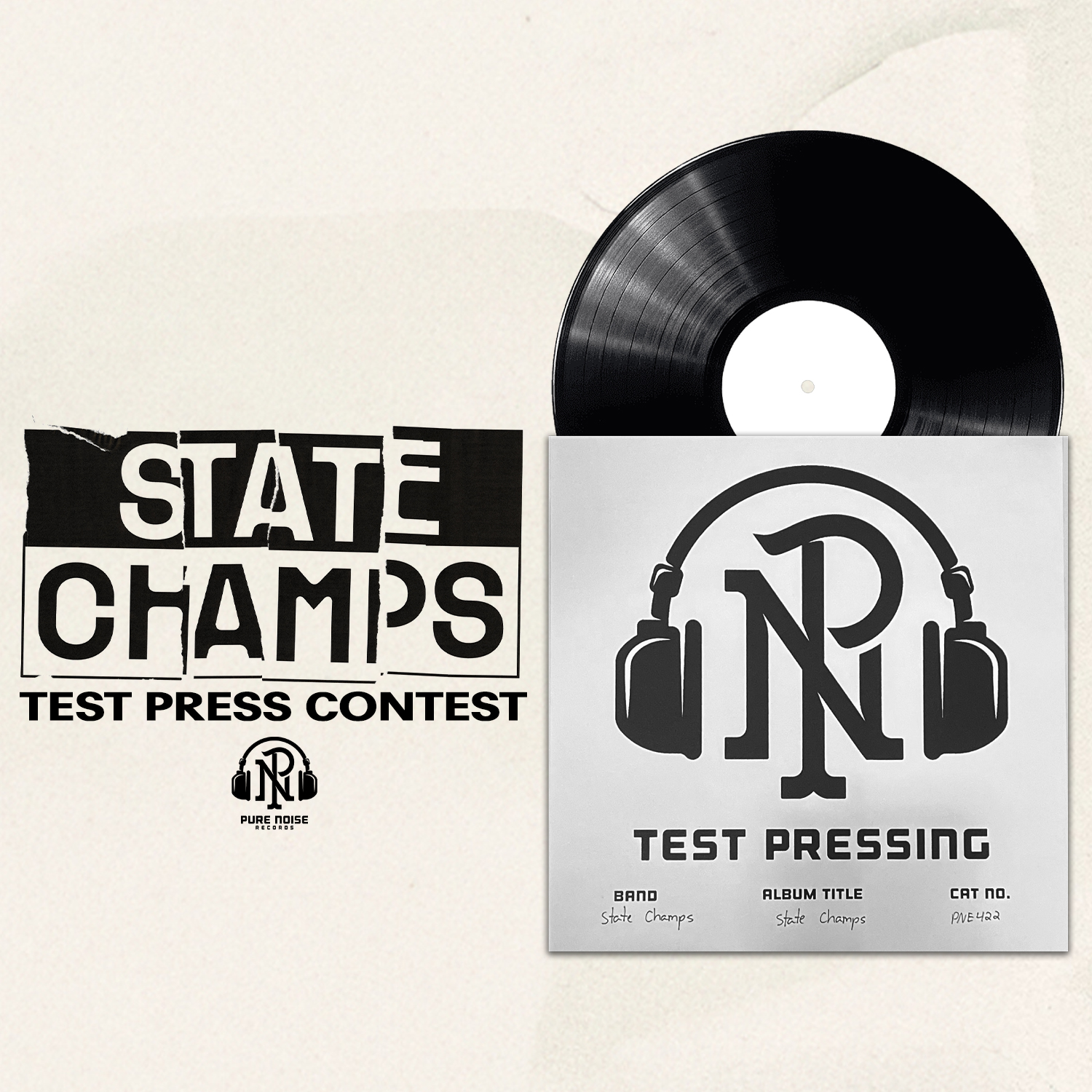 State Champs 'Self-Titled' Test Press Contest - Enter to win on ToneDen