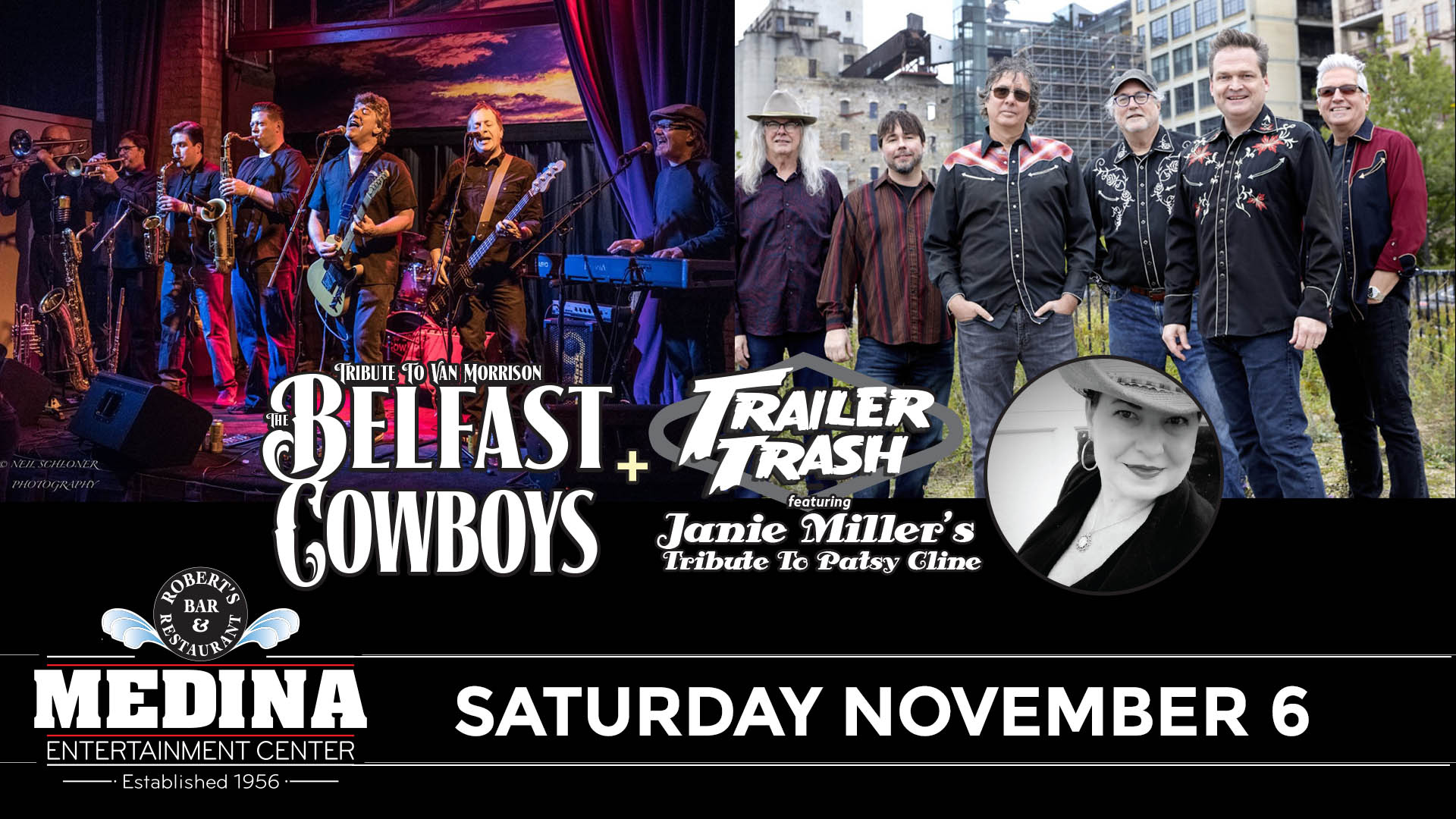 The Belfast Cowboys + Trailer Trash feat. Janie Miller's Patsy Cline ...