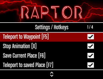Raptor Menu 1.0 by Fusion Mods - Free download on ToneDen