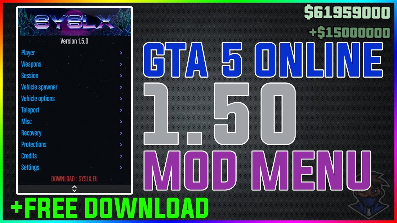 Syslx mod menu (2.0.1) by Minty - Free download on ToneDen