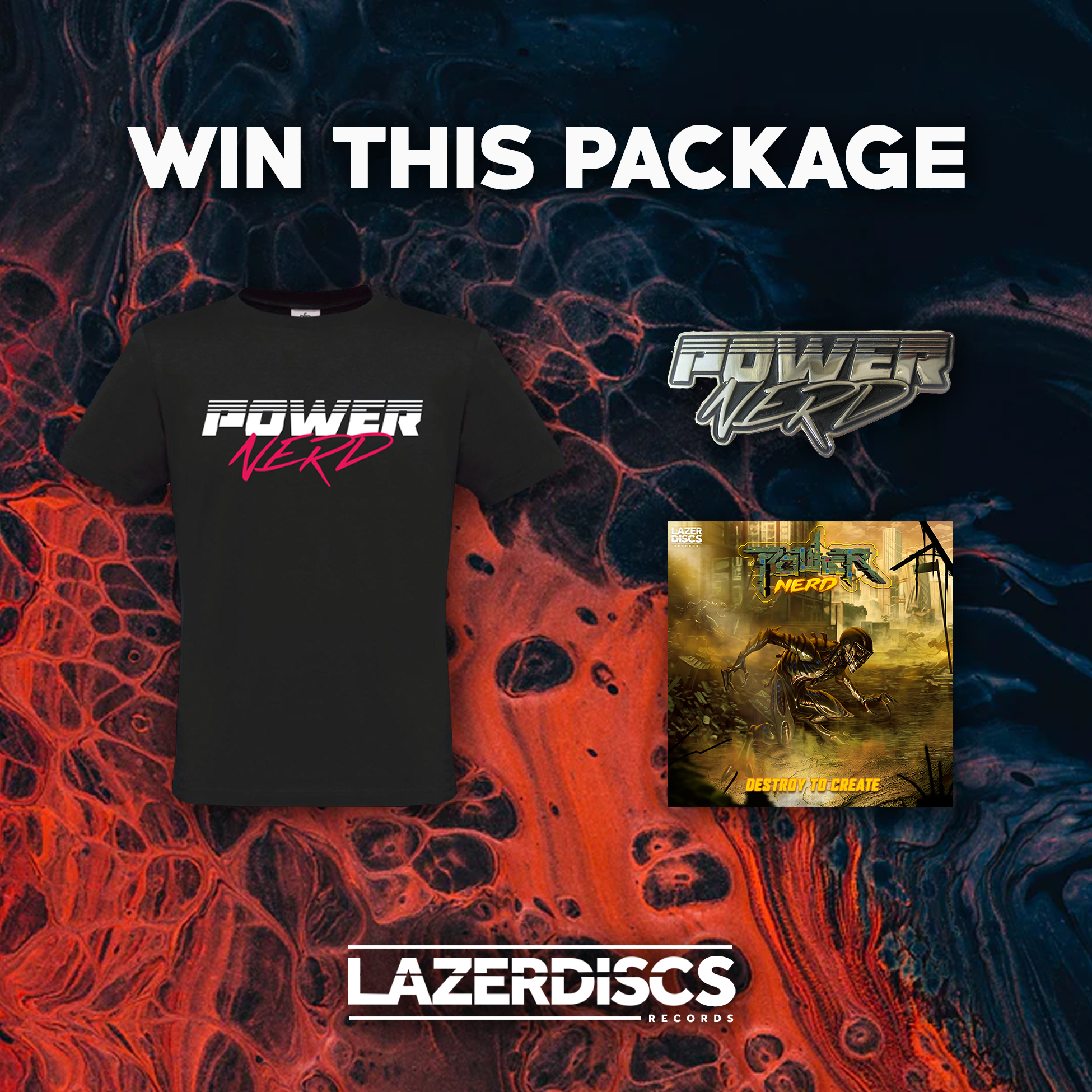 POWERNERD & LAZERDISCS CONTEST - Enter to win on ToneDen