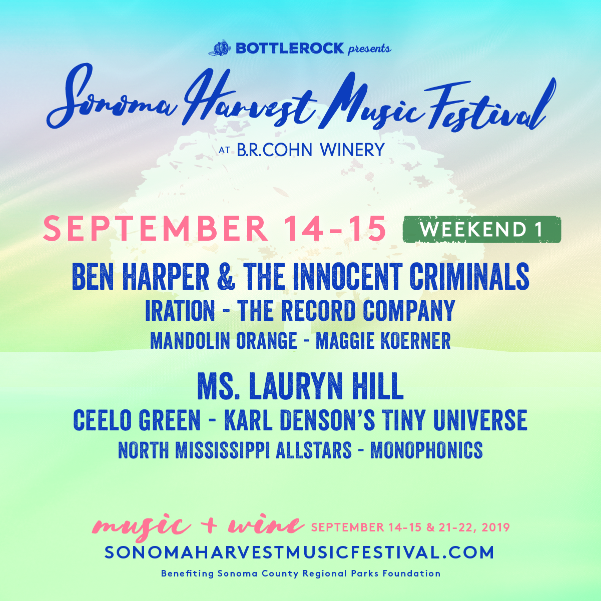 Sonoma Harvest Music Festival 2019 - Weekend 1