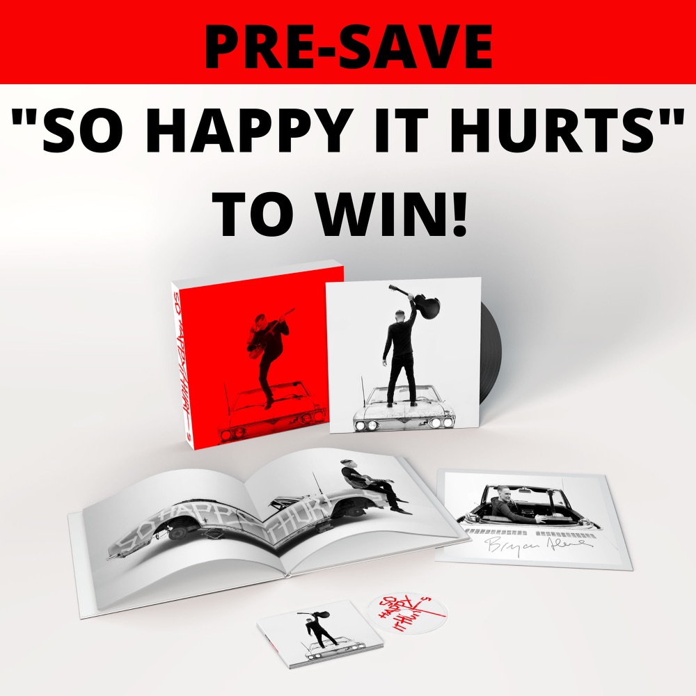 Bryan Adams So Happy It Hurts Box Set Giveaway - Enter to win on ToneDen