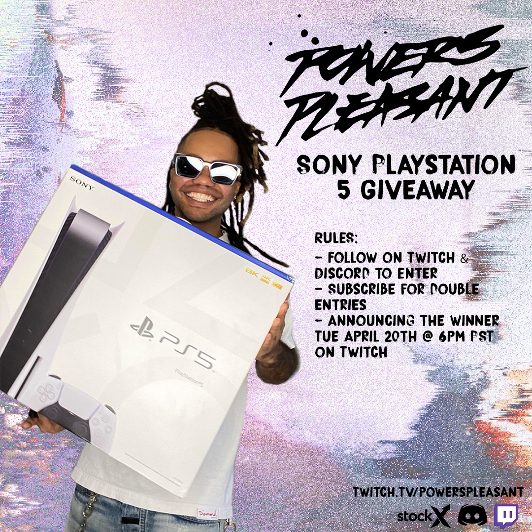 Win a Sony Playstation 5 from Powers Pleasant! - Enter to win on ToneDen