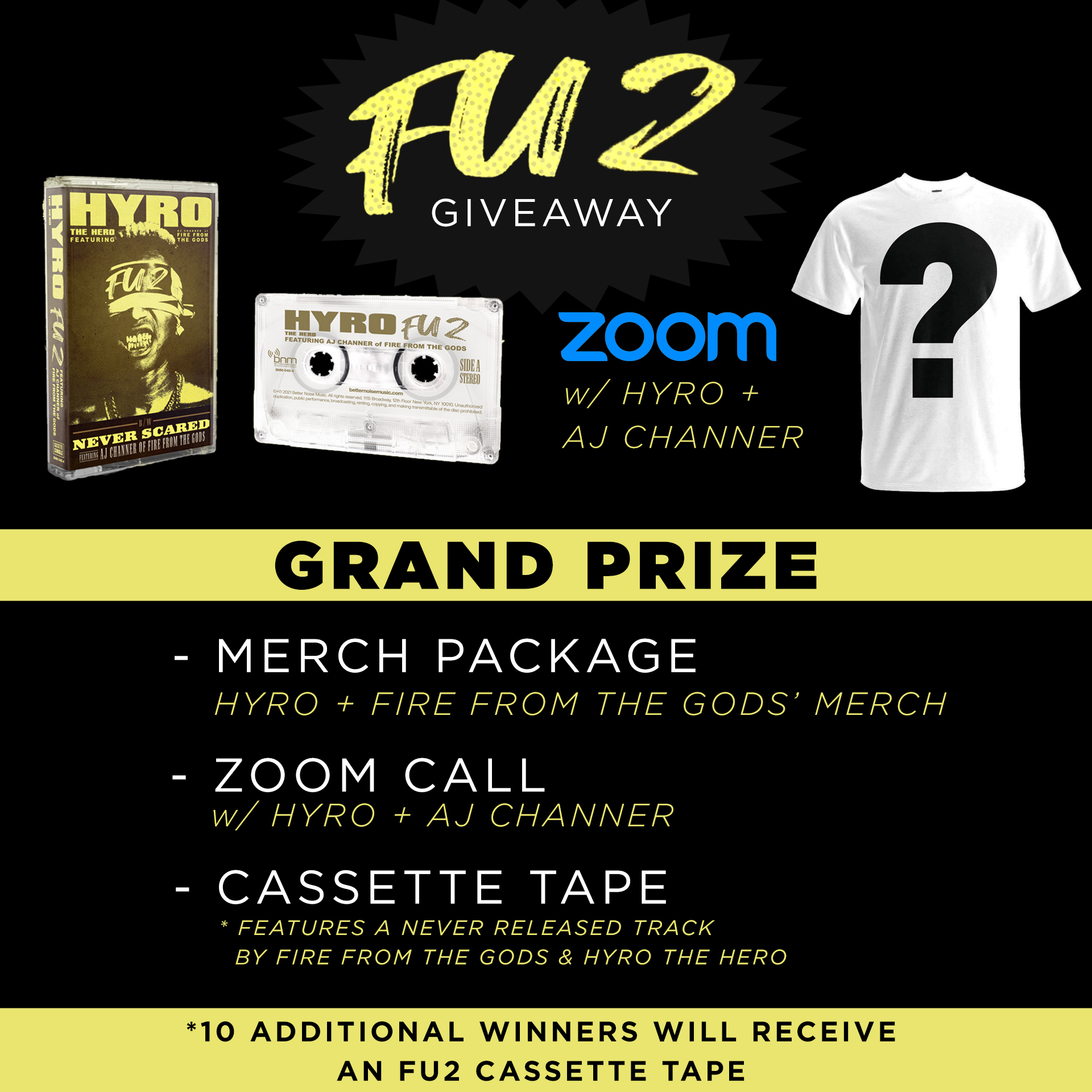 FU2 Giveaway - Enter to win on ToneDen
