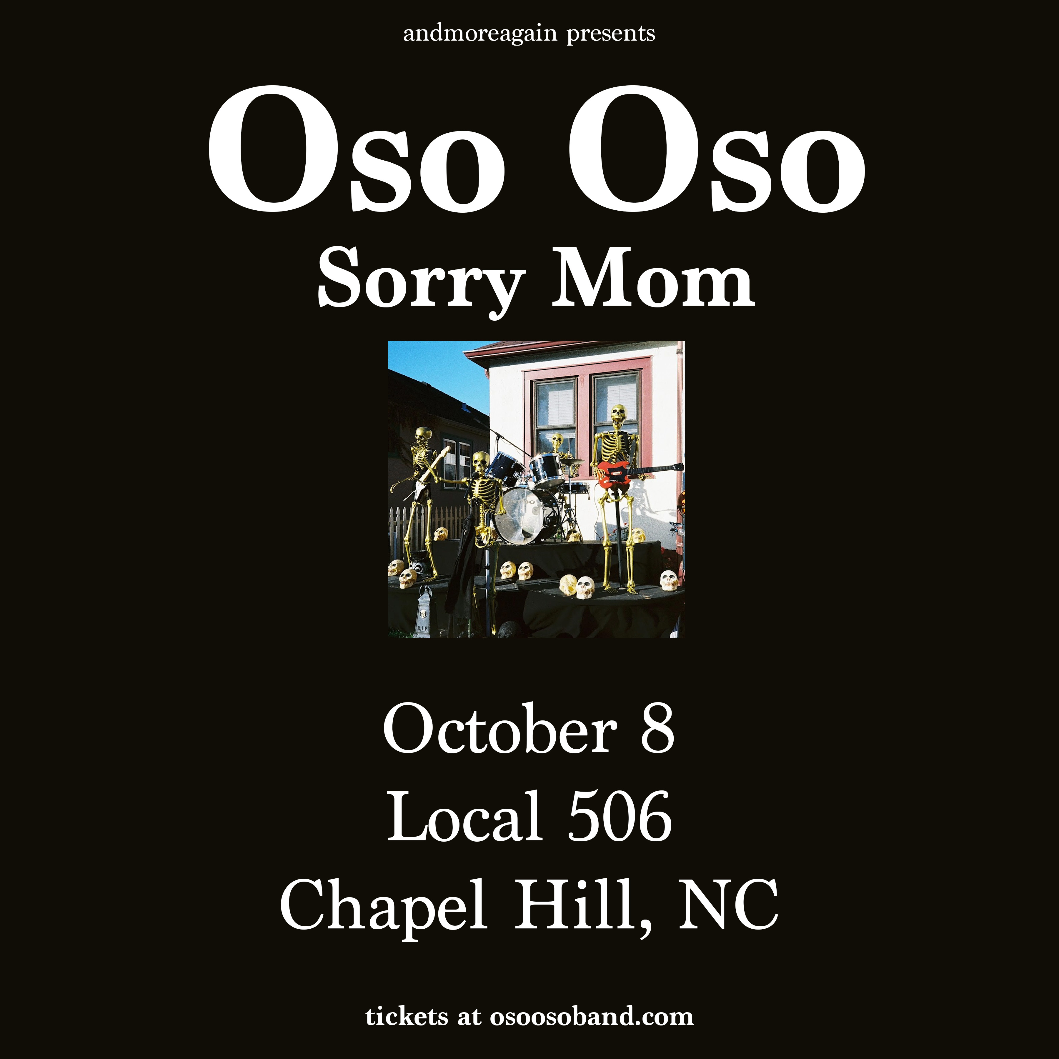 Oso Oso Ticket Contest 10/8 - Enter to win on ToneDen