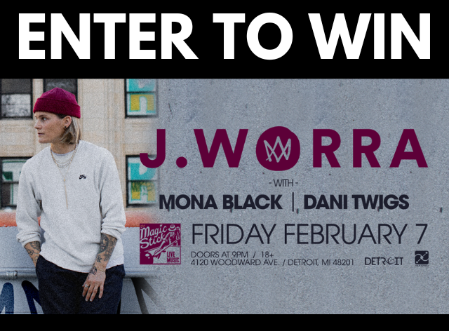 J. Worra Ticket Giveaway - Enter to win on ToneDen