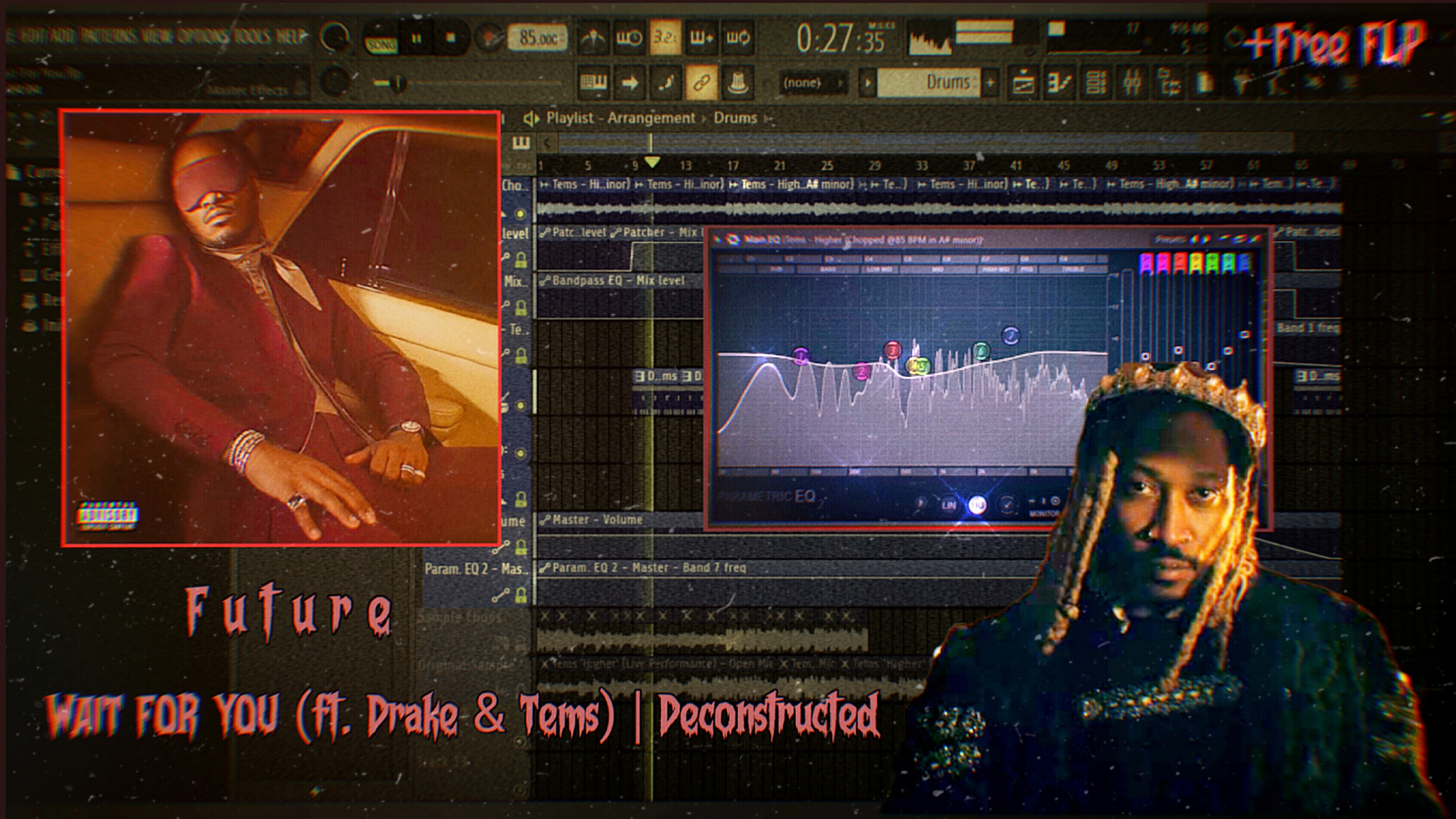 Future - WAIT FOR U (ft. Drake & Tems) (FLP) by BoomBoy Sonic - Free download on ToneDen