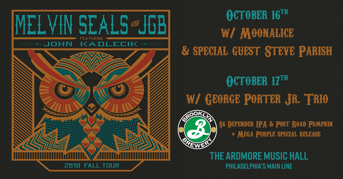 TICKET GIVEAWAY - Melvin Seals & JGB feat John K + George Porter Jr ...