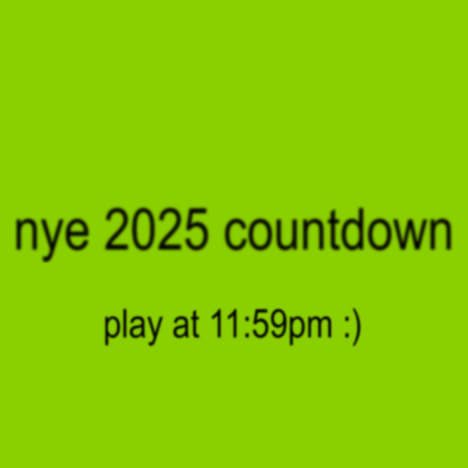 NYE 2025 Countdown by Tesher - Free download on ToneDen