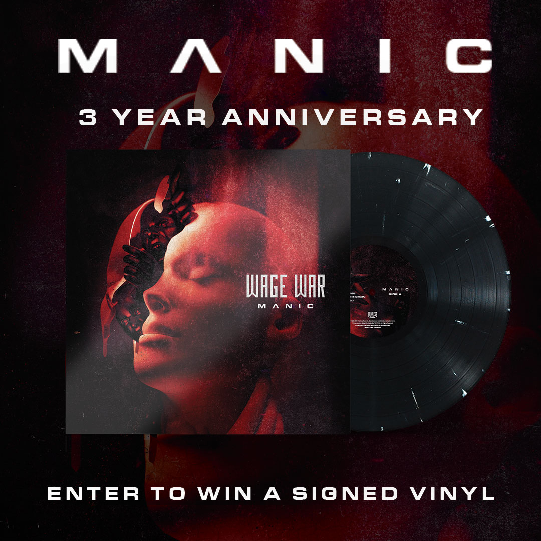 MANIC 3 YEAR ANNIVERSARY SIGNED VINYL GIVEAWAY - Enter to win on ToneDen