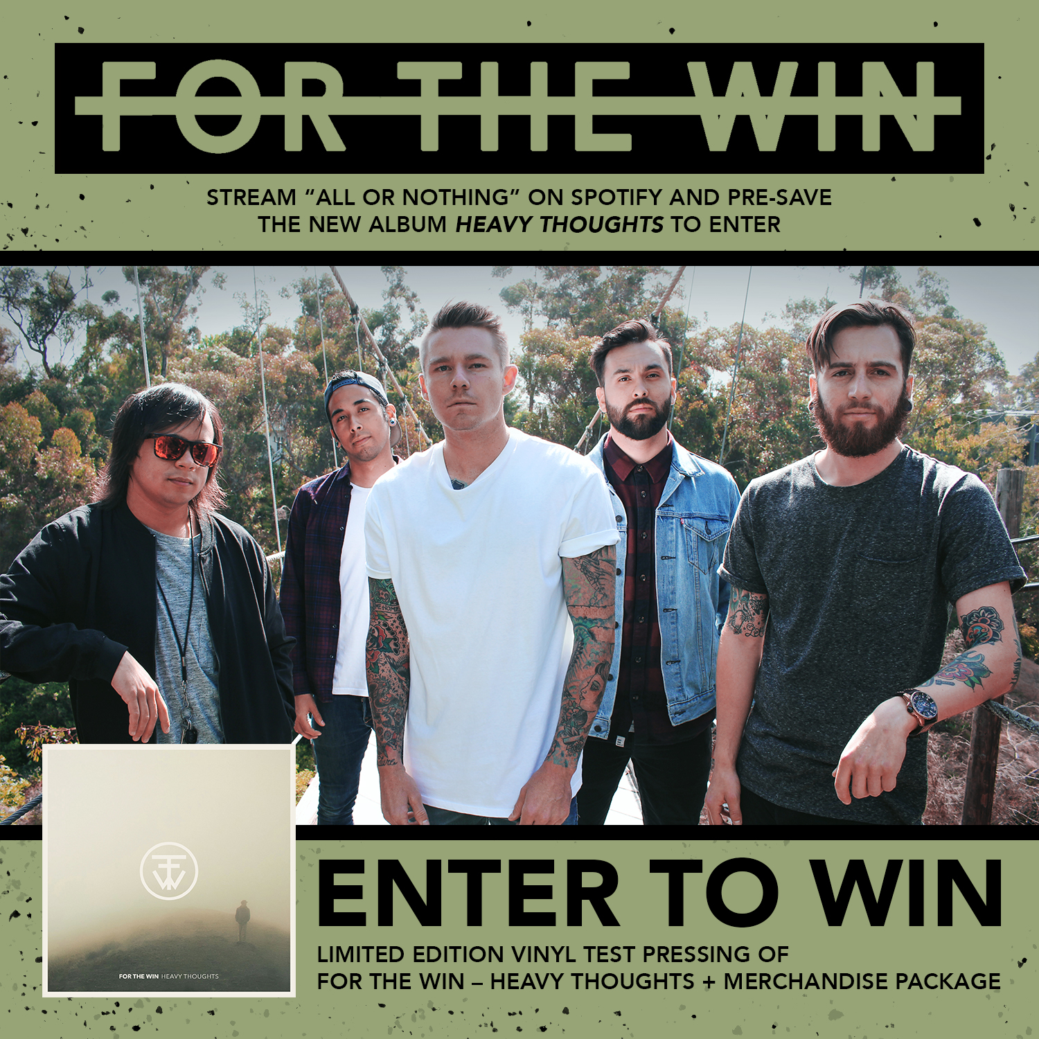 For The Win - Pre-Save To Win - Enter to win on ToneDen