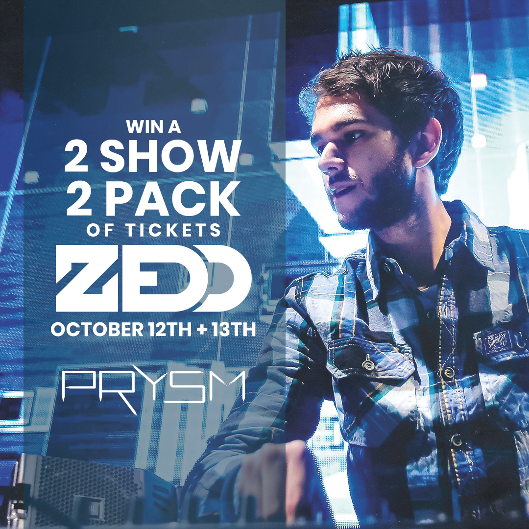 ZEDD 2-Show 2-Pack - Enter to win on ToneDen